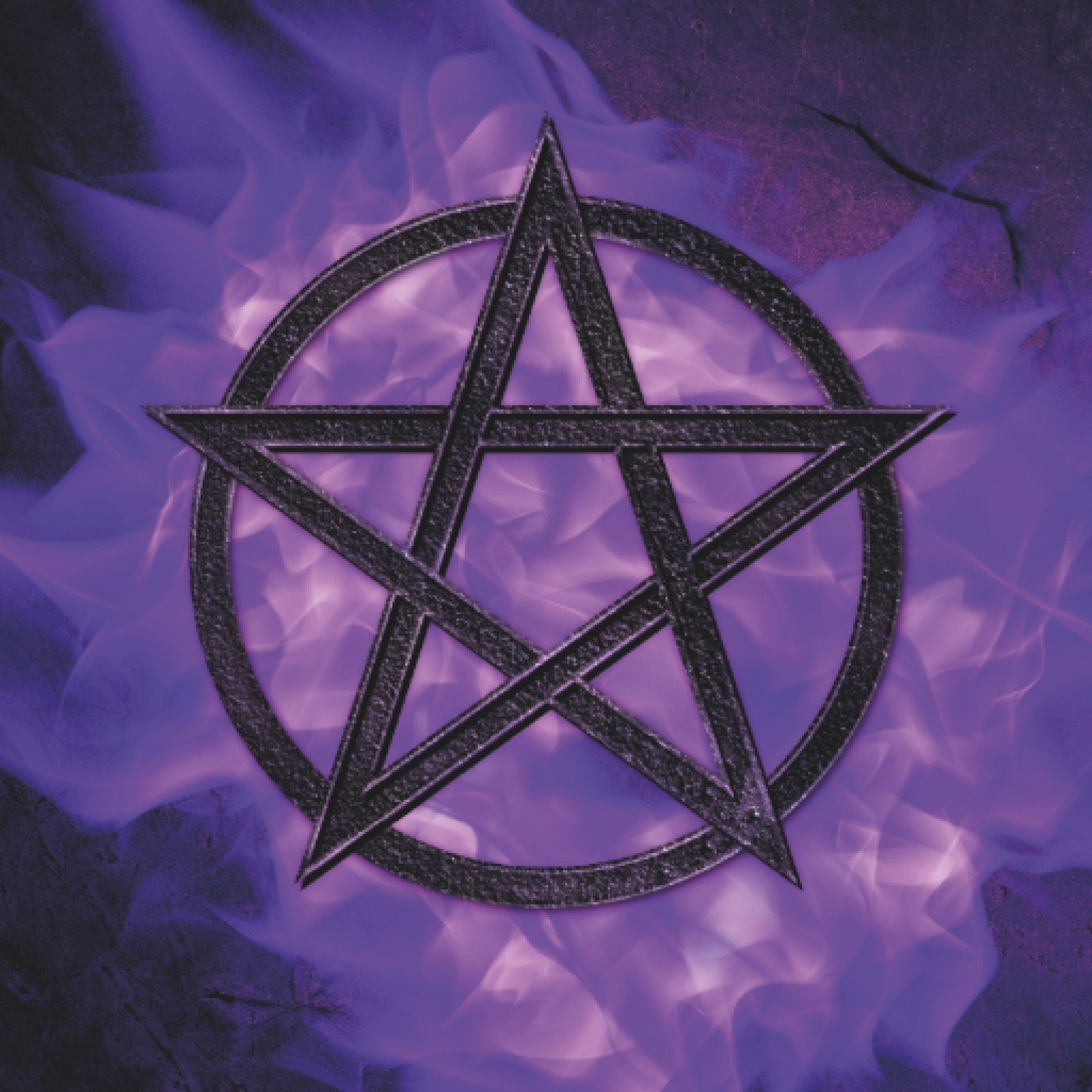 Purple Pentagram Wallpaper
