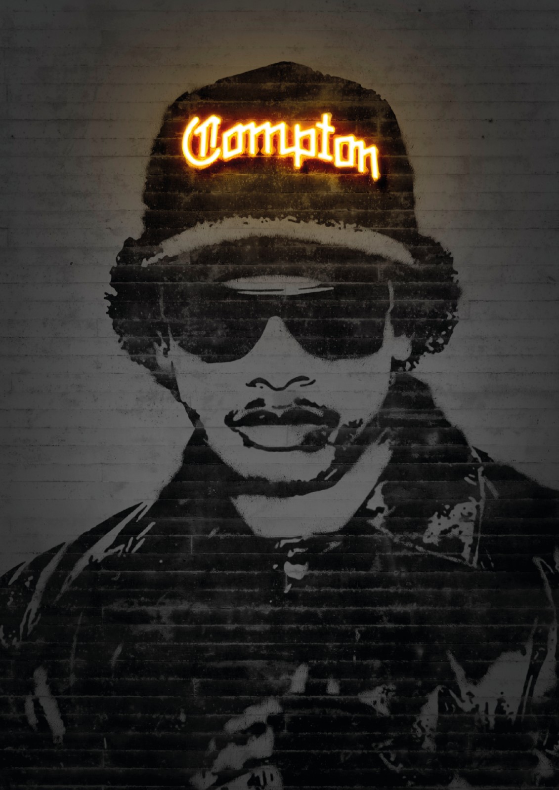 Eazy E Stencil Graffiti