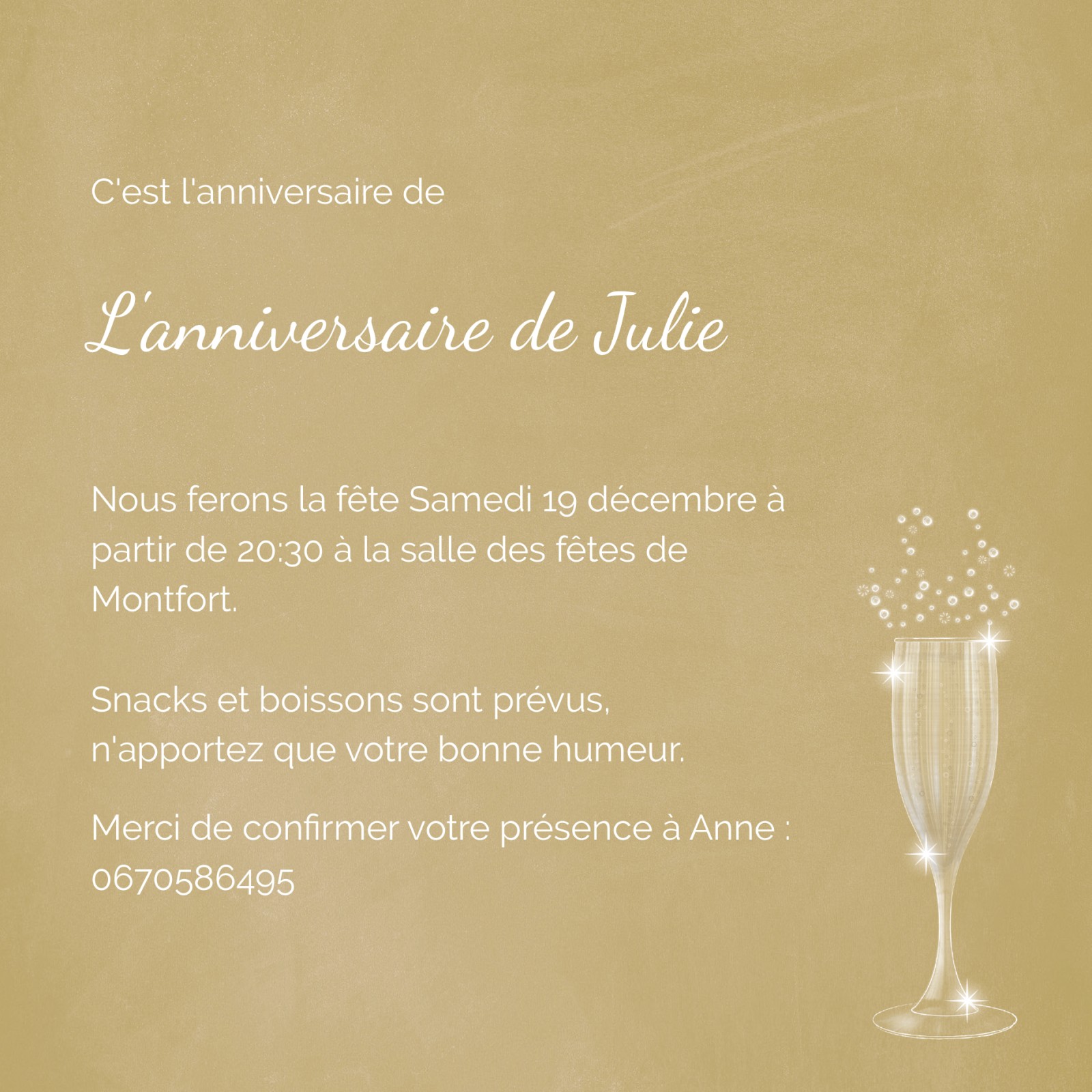 Carte d'invitation anniversaire | Optimalprint