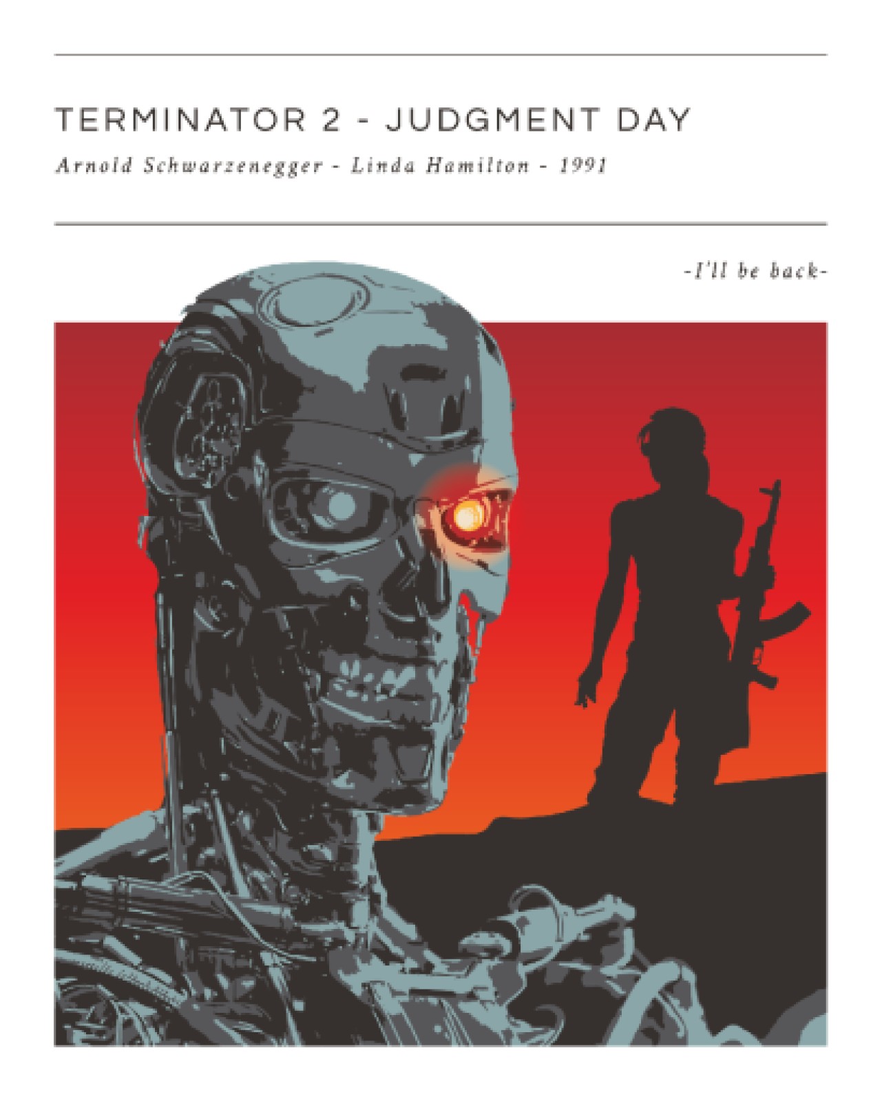 The Terminator Art Poster
